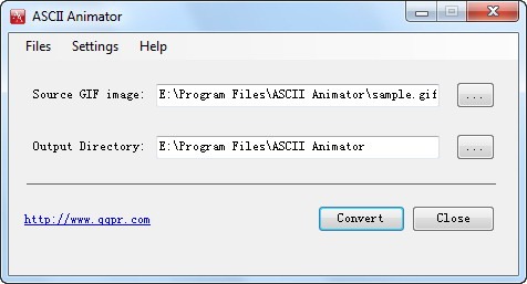 Convert animated GIFs to animated ASCII